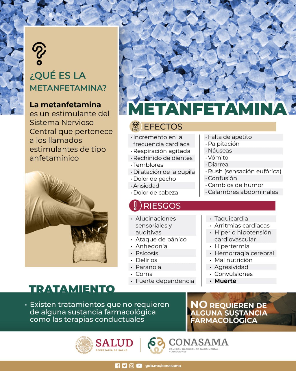 Cómo Dejar la Metanfetamina o Cristal - Tratamiento